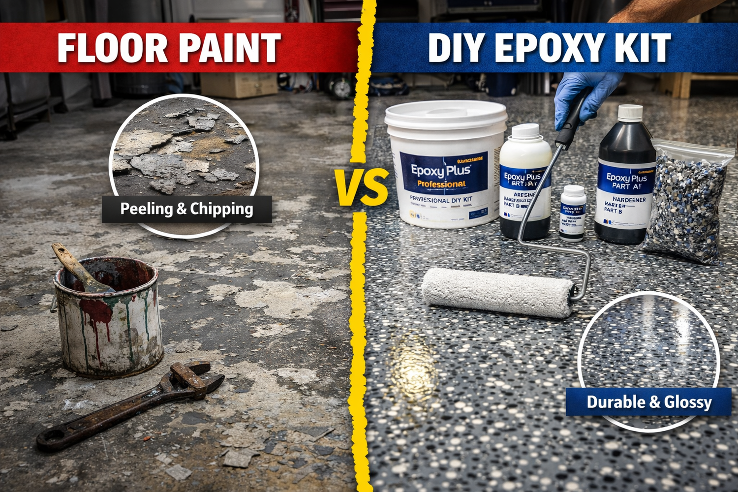 What Is Floor Paint and Why It Often Fails | Epoxy Plus LLC