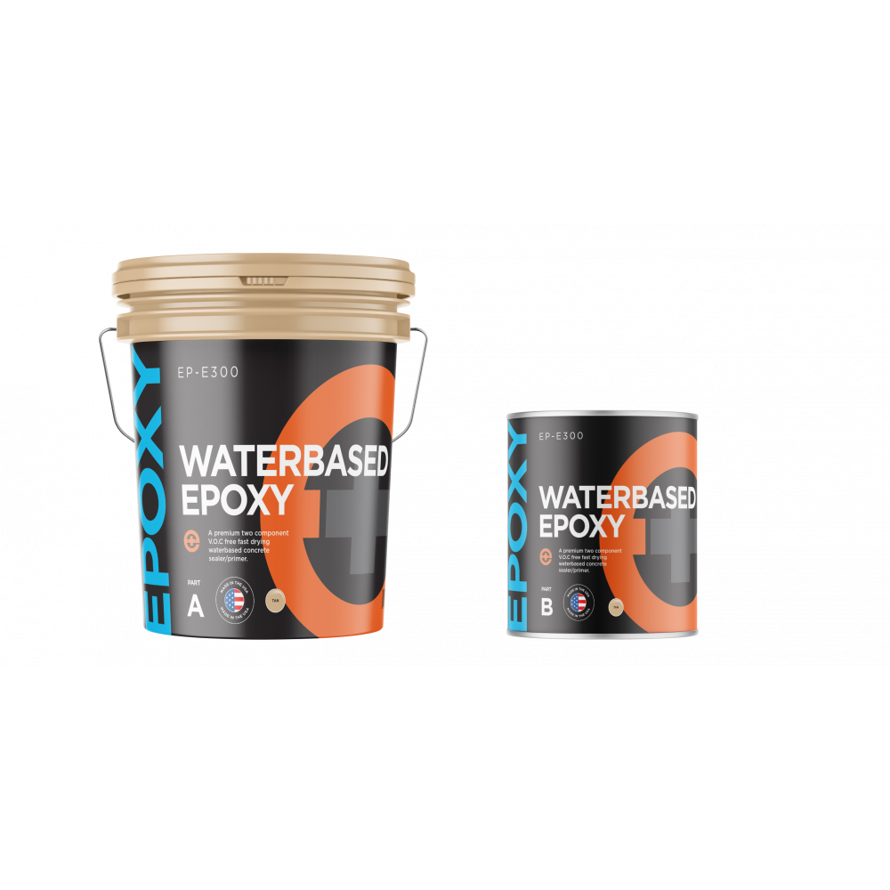 Tan Water-Based Epoxy - 5 Gal Kit (Coverage: 1600-2000sf)