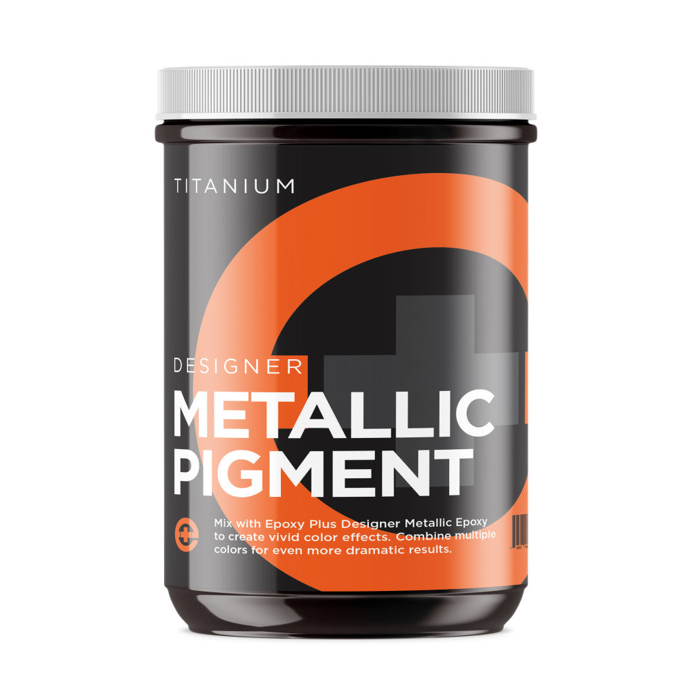 Epoxy Plus Titanium Metallic Pigment - Elegant Flooring Finish