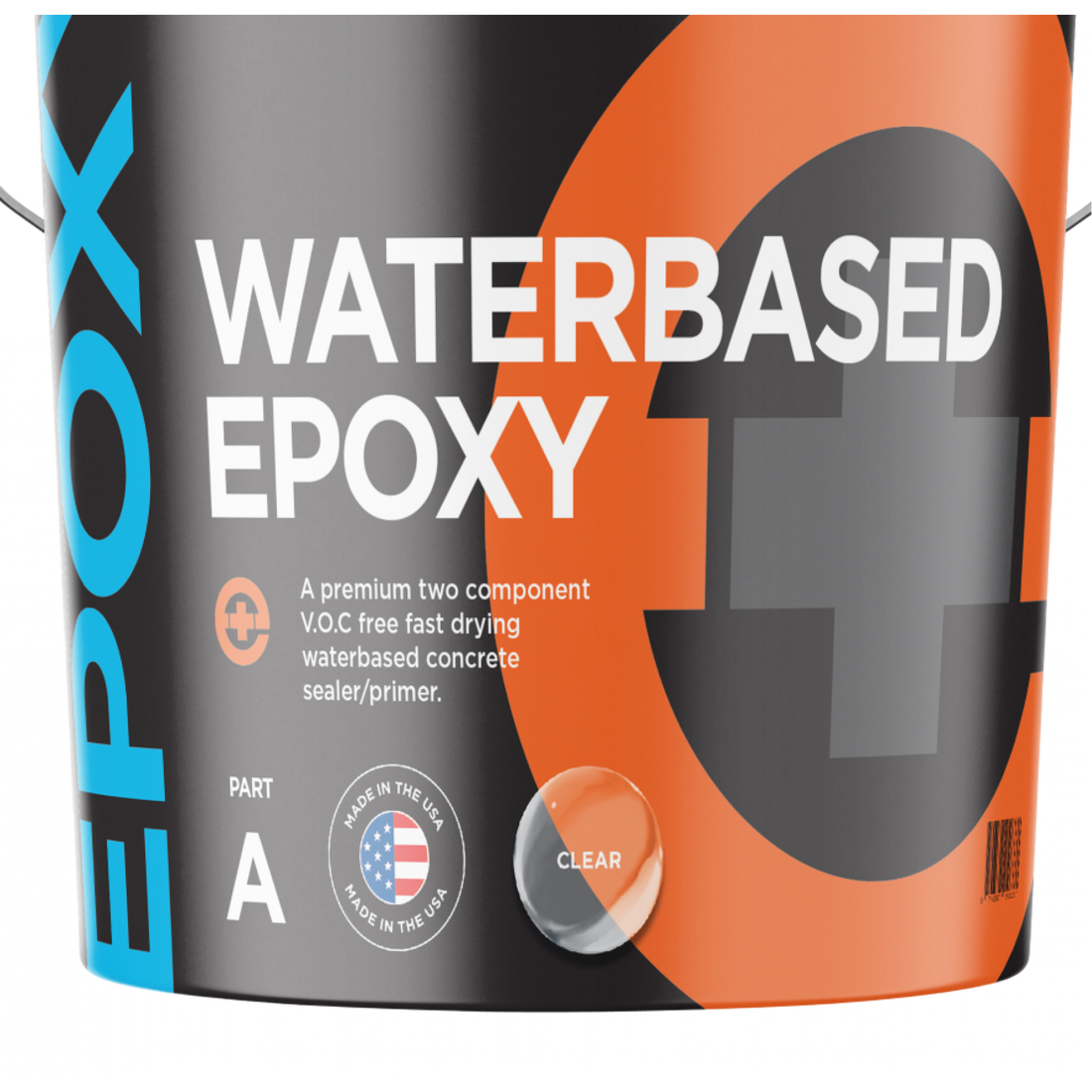 Clear Water-Based Epoxy 5 Gal Kit | Large Coverage | Epoxy Plus LLC