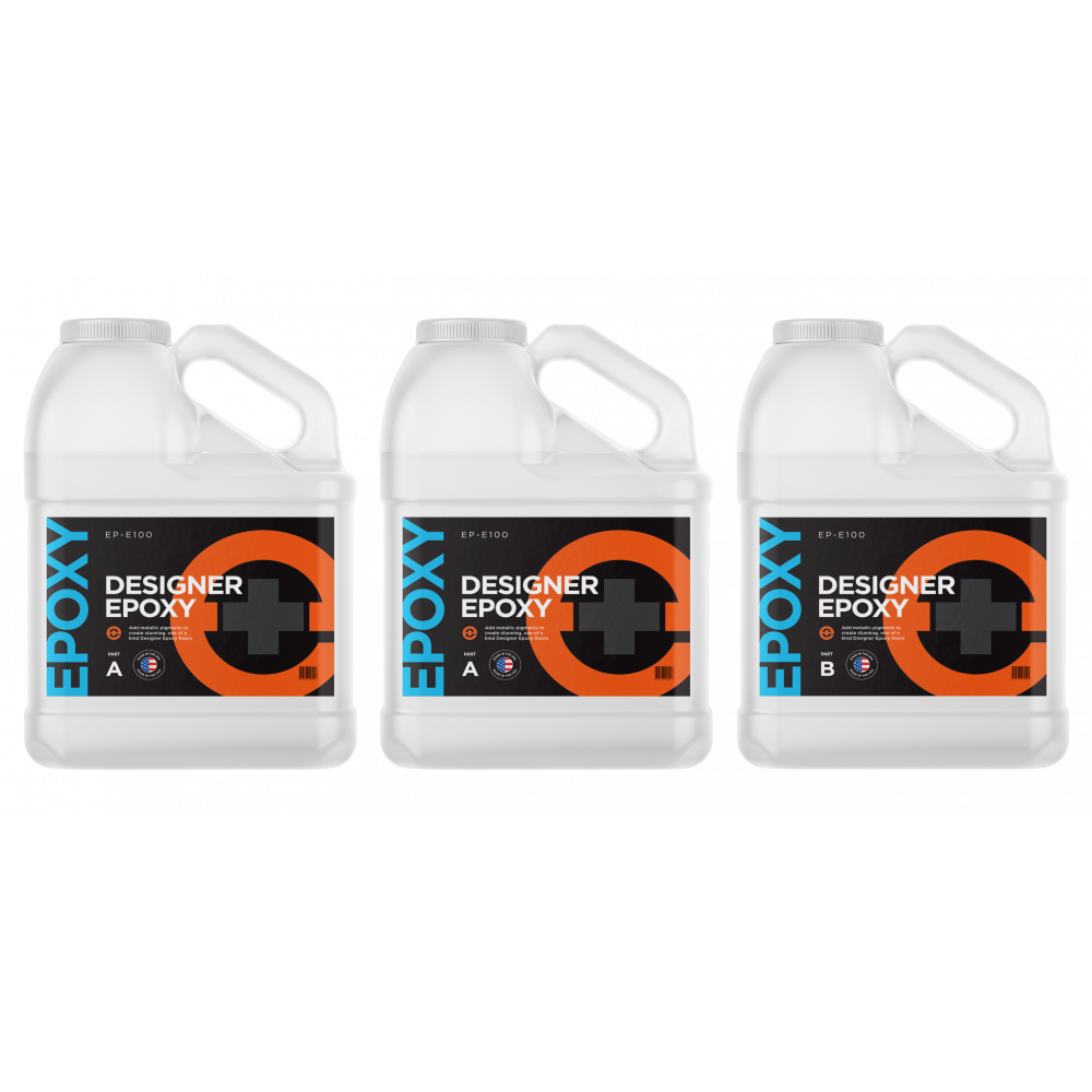 Designer Epoxy 3-Gal Kit - Metallic Epoxy Flooring Kits