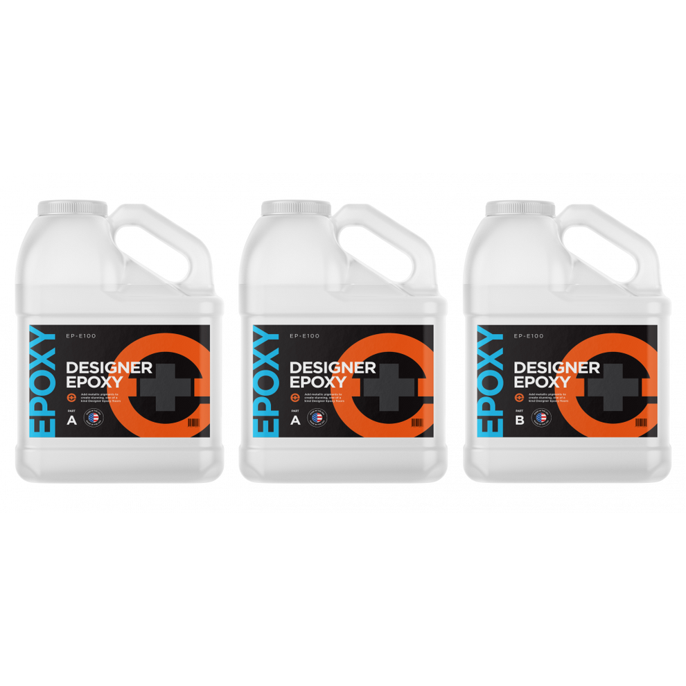 Designer Epoxy 3-Gal Kit - Metallic Epoxy Flooring Kits