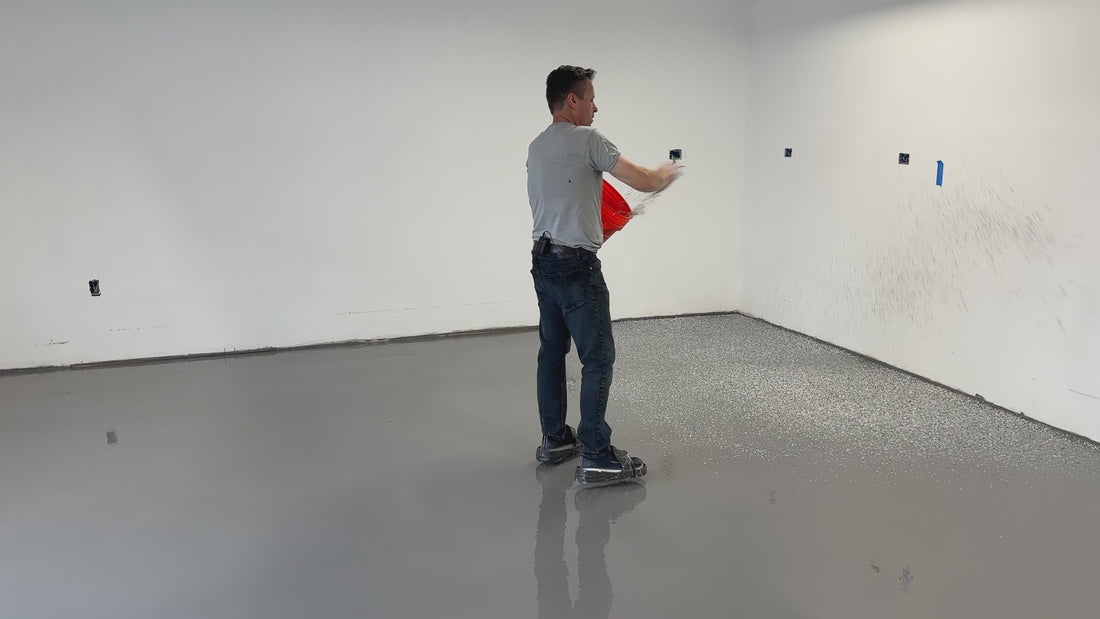 Domino Flake Flooring Kit for 400 SF Surfaces | Epoxy Plus LLC